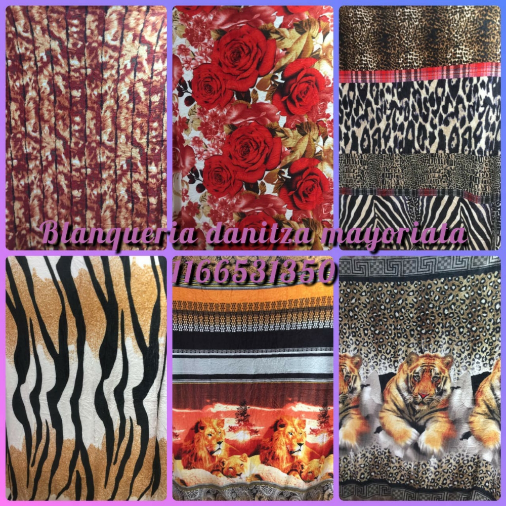 Mantas Estampadas Plaza 11/2 y 21/2 | Avellaneda a un Toque